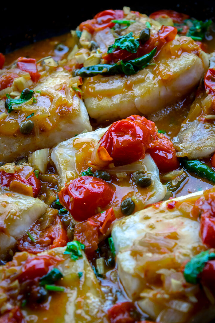 Thai Style Red Snapper in Lemon Tomato Sauce - Clove and Cumin