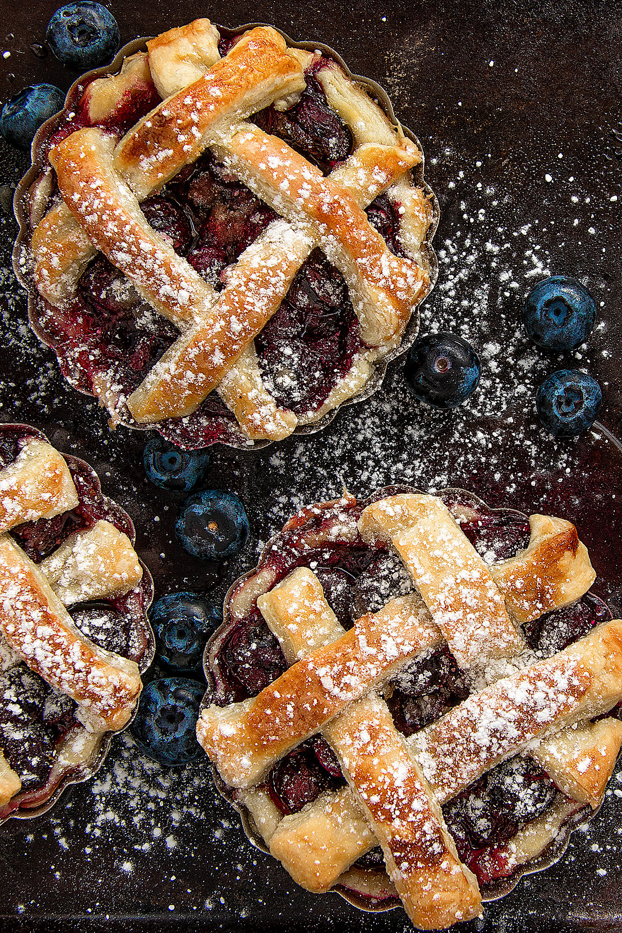 How To Make Mini Blueberry Pies | Simple & Easy - Clove and Cumin