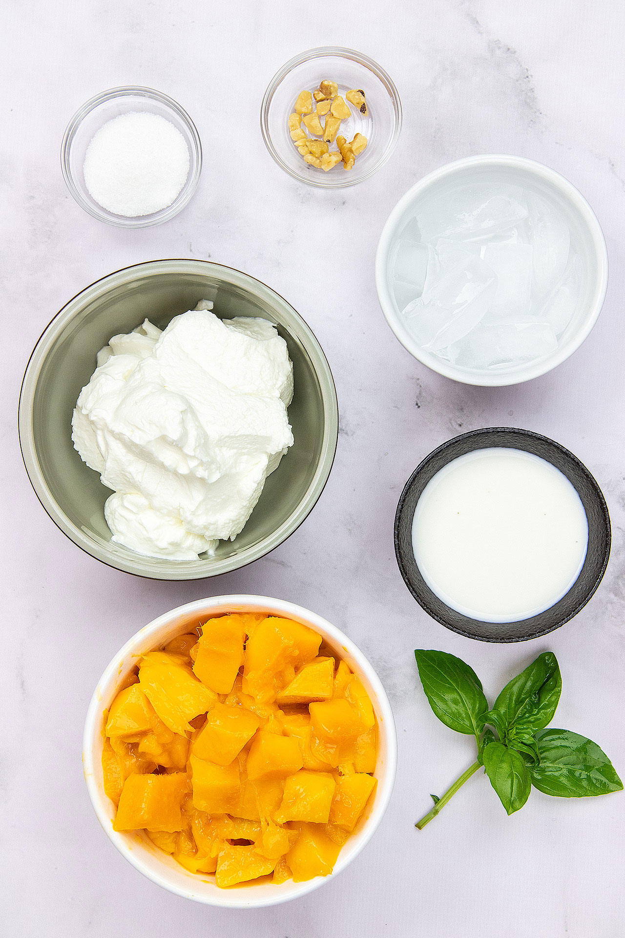 Mango Lassi with Mango Pulp or Fresh/Frozen Mango - Clove and Cumin