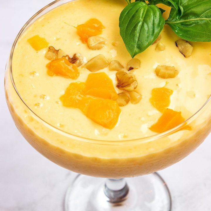 Mango Lassi with Mango Pulp or Fresh/Frozen Mango - Clove and Cumin