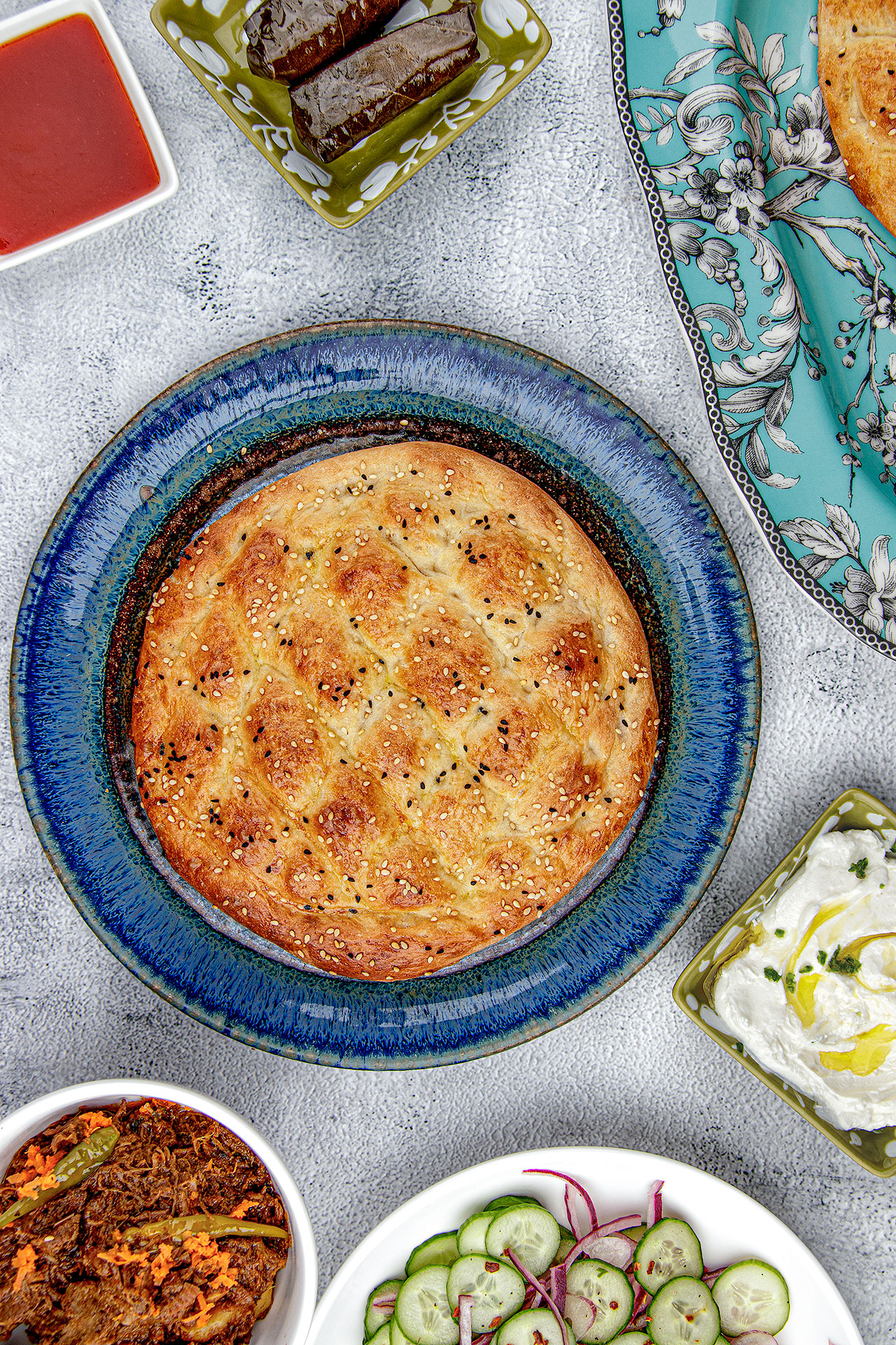 Turkish Pide Bread Recipe | No Knead Ramazan Pidesi - Clove and Cumin