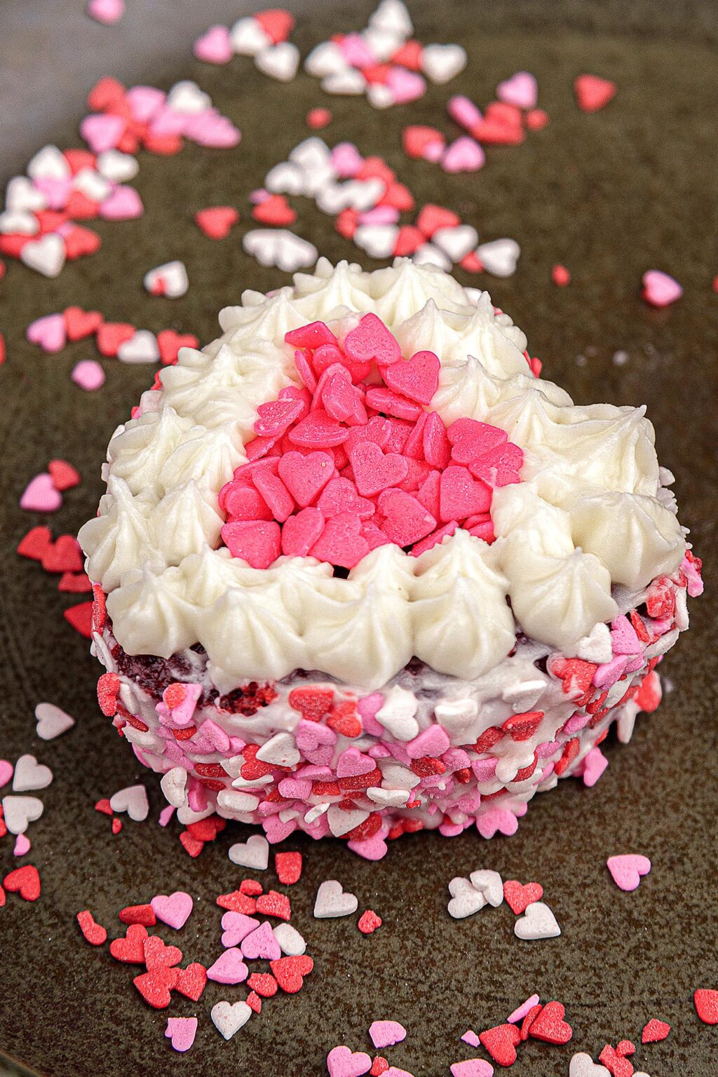 Mini Red Velvet Cakes with Cream Cheese Frosting - Clove and Cumin