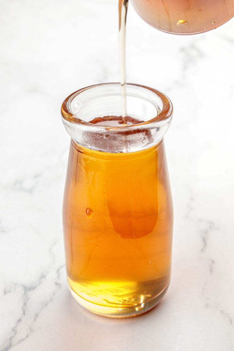 Easy Homemade Vanilla Simple Syrup Recipe for Coffee - Clove and Cumin